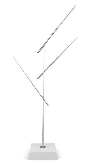 George Rickey | One Up Two Down Staggered III | MutualArt