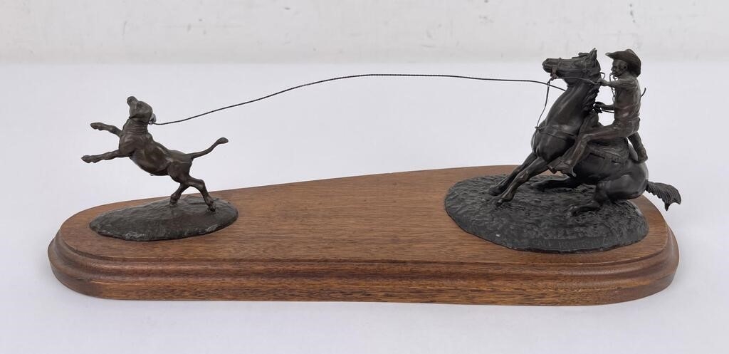 Donald Jack Polland | Calf Roper Cowboy | MutualArt