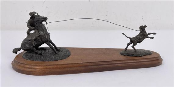 Donald Jack Polland | Calf Roper Cowboy | MutualArt