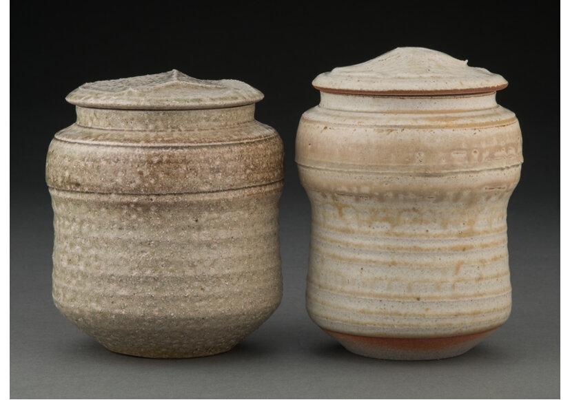 Karen Karnes | Two Lidded Vessels | MutualArt