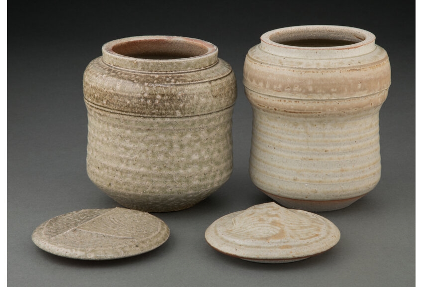 Karen Karnes | Two Lidded Vessels | MutualArt