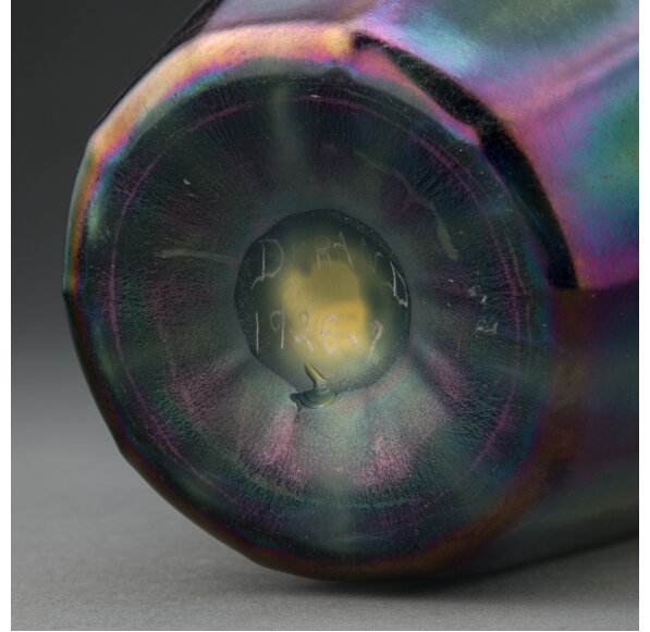 Durand Art Glass | Durand Iridescent Glass Vase (Circa 1920) | MutualArt