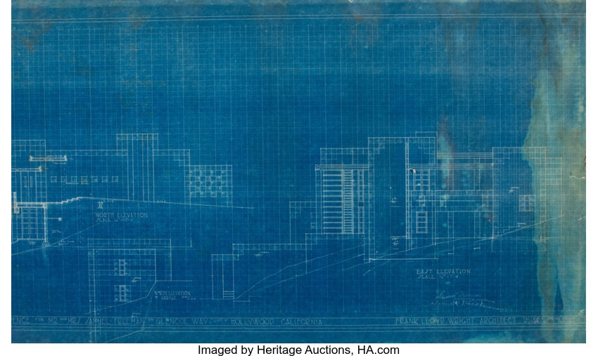 Frank Lloyd Wright Freeman House Blueprints