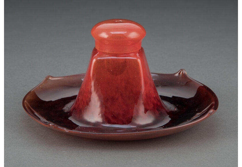 Daum Frères | Daum Glass Inkwell (Circa 1900) | MutualArt