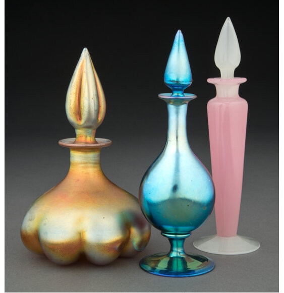 Steuben Glass | Three Steuben Glass Perfumes (Early 20th Century ...
