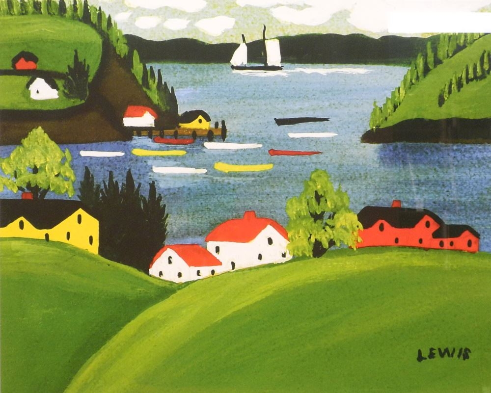 Maud Lewis | Summer Breeze Sandy Cove | MutualArt