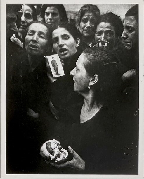 Robert Capa | Women crying at the funeral of twenty teenage partisans ...
