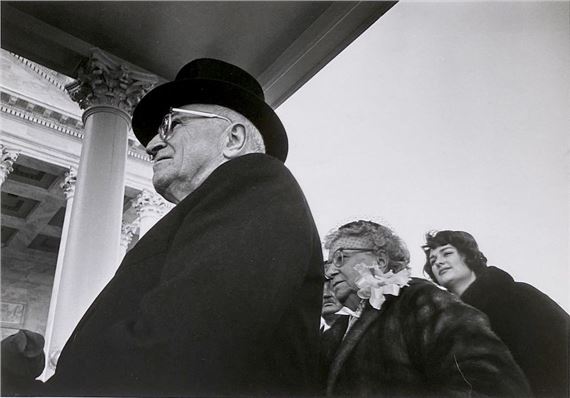 Paul Schutzer | Harry Truman and his wife at the inauguration of ...
