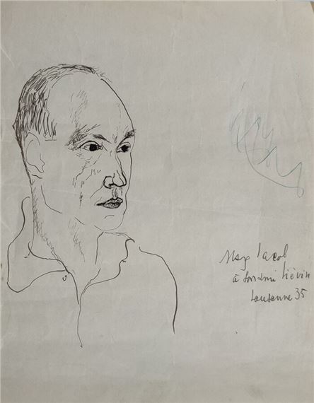 Max Jacob | Portrait d'homme (1935) | MutualArt