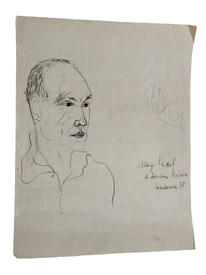 Max Jacob | Portrait d'homme (1935) | MutualArt