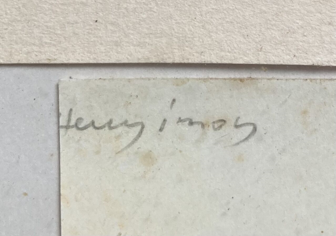 Henri Simon | PORTRAIT DE DAME AU CHAPELET DESSINS | MutualArt