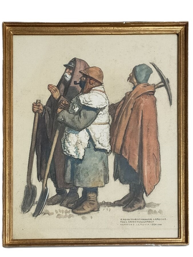 Georges Roux | ETUDE DE PERSONNAGES (1926) | MutualArt