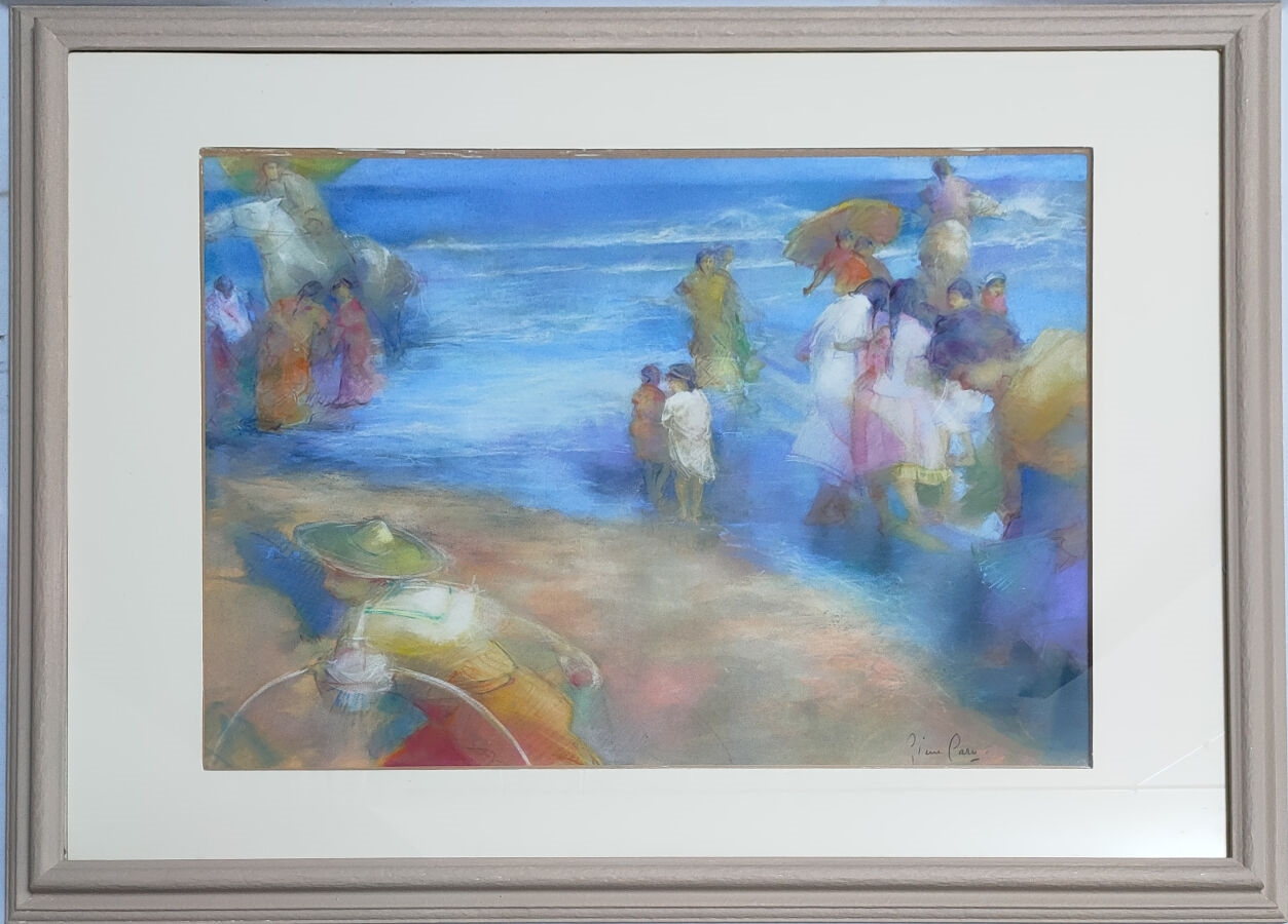 Pierre Caro | SCÈNE DE PLAGE | MutualArt