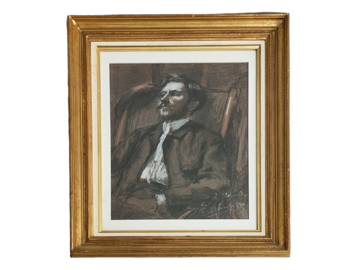René Pinard | PORTRAIT D'HOMME DANS SON FAUTEUIL (1909) | MutualArt