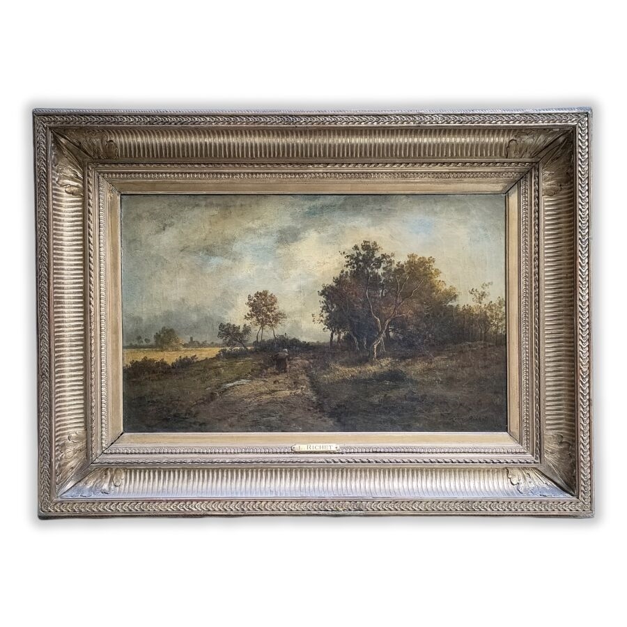 Léon Richet | Personnage dans un paysage | MutualArt