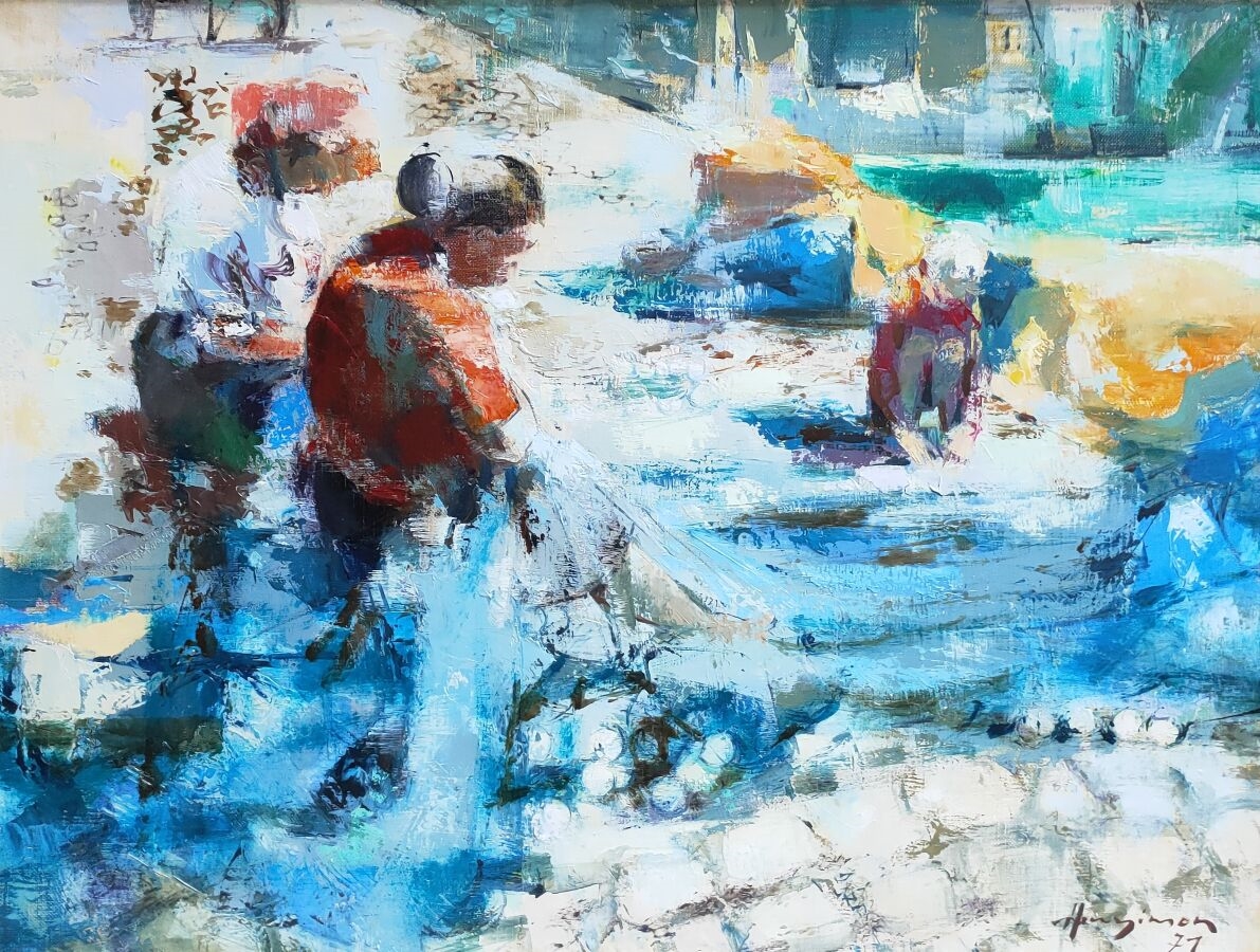 Henri Simon | LES RAVAUDEUSES (1971) | MutualArt