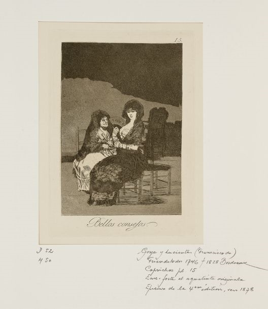 Francisco José de Goya y Lucientes | Lot with three engravings of the ...