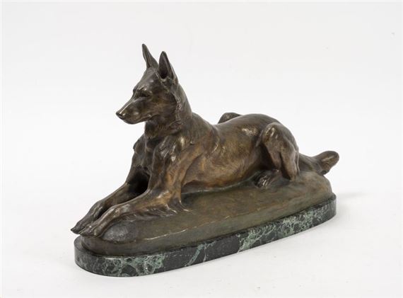 Jules Edmond Masson | German shepherd. | MutualArt