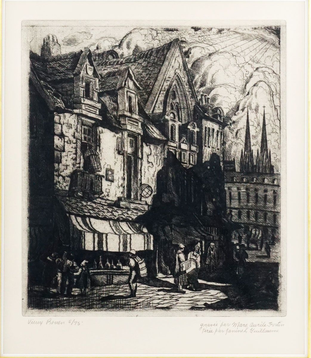 Marc-Aurèle Fortin | Vieux Rouen | MutualArt
