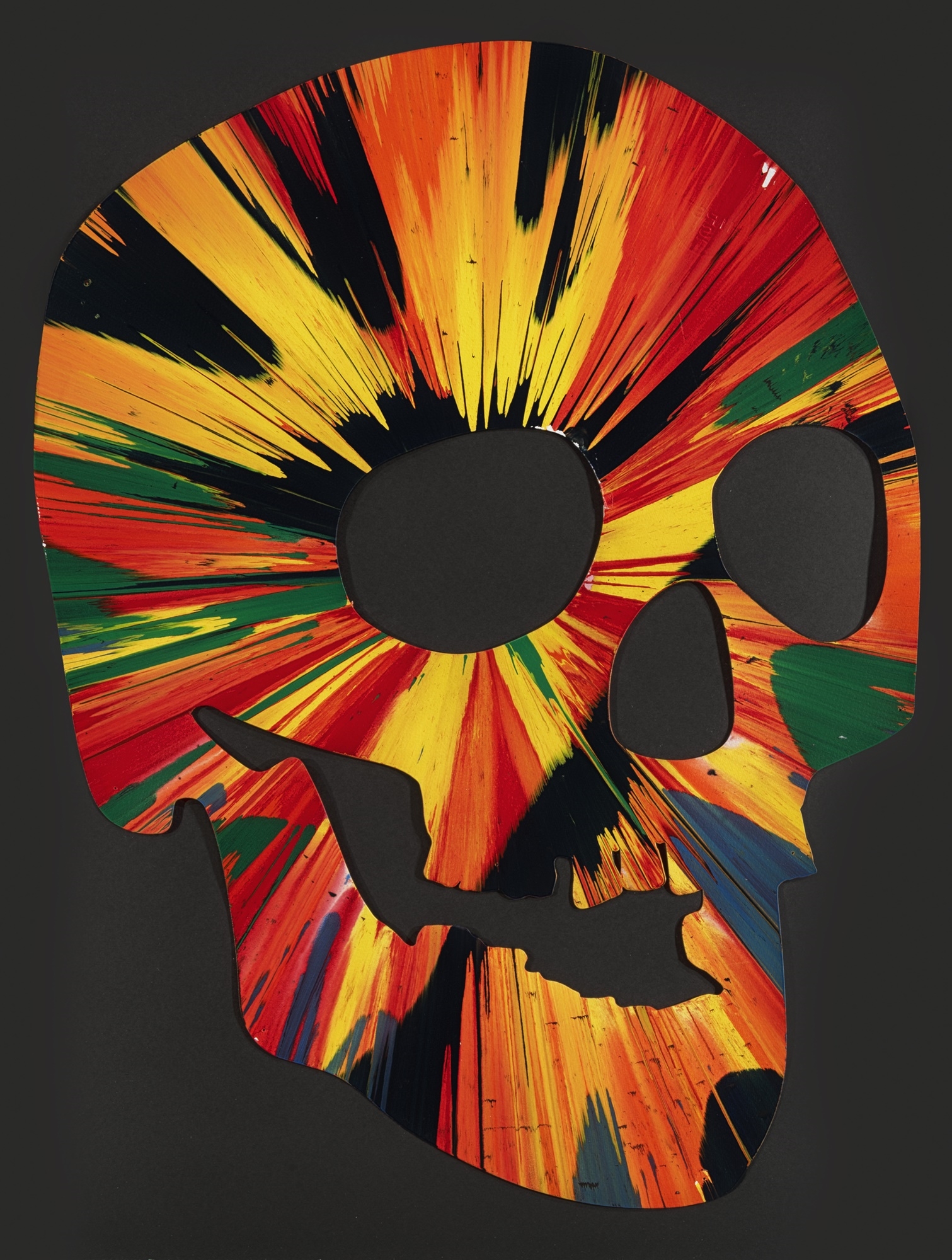 Damien Hirst | Skull Spin Painting (2009) | MutualArt