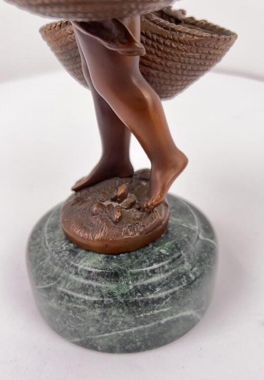 Suzanne Bizard | Girl Carrying Baskets | MutualArt