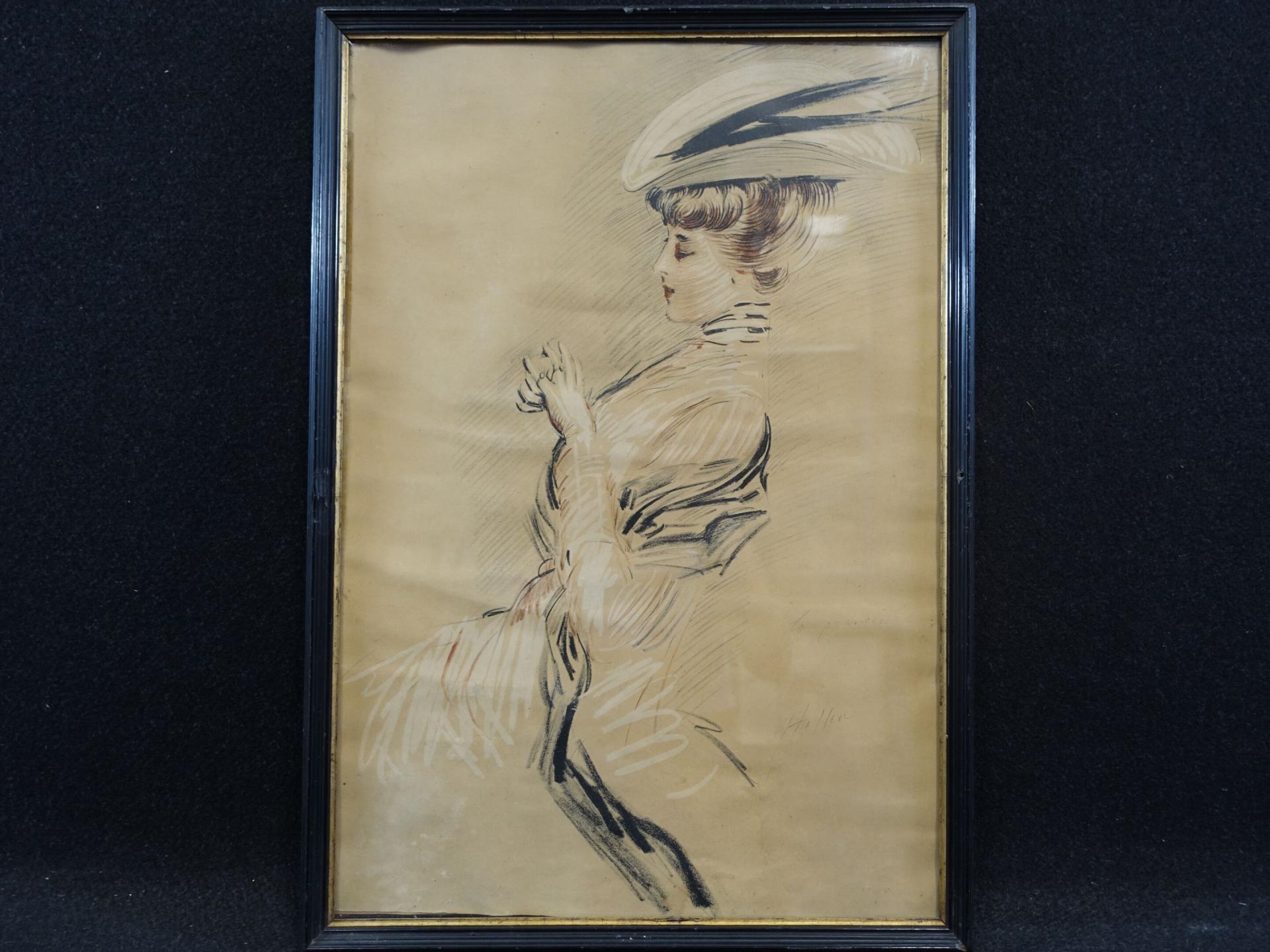 Paul César Helleu | Paul-César (1859-1927) : La fiancée | MutualArt