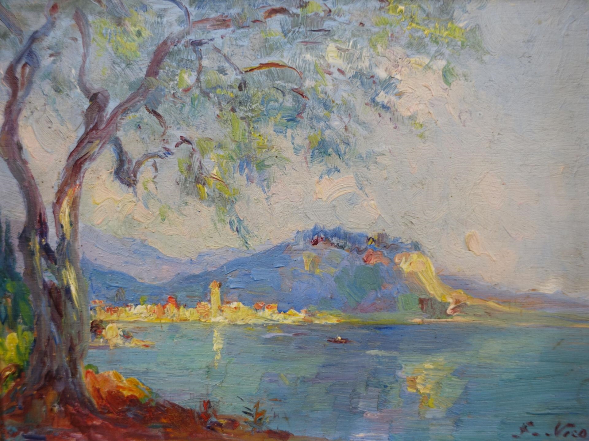 François Nicot | François (1873-1945) : Le lac de Garde - Istanbul, la ...