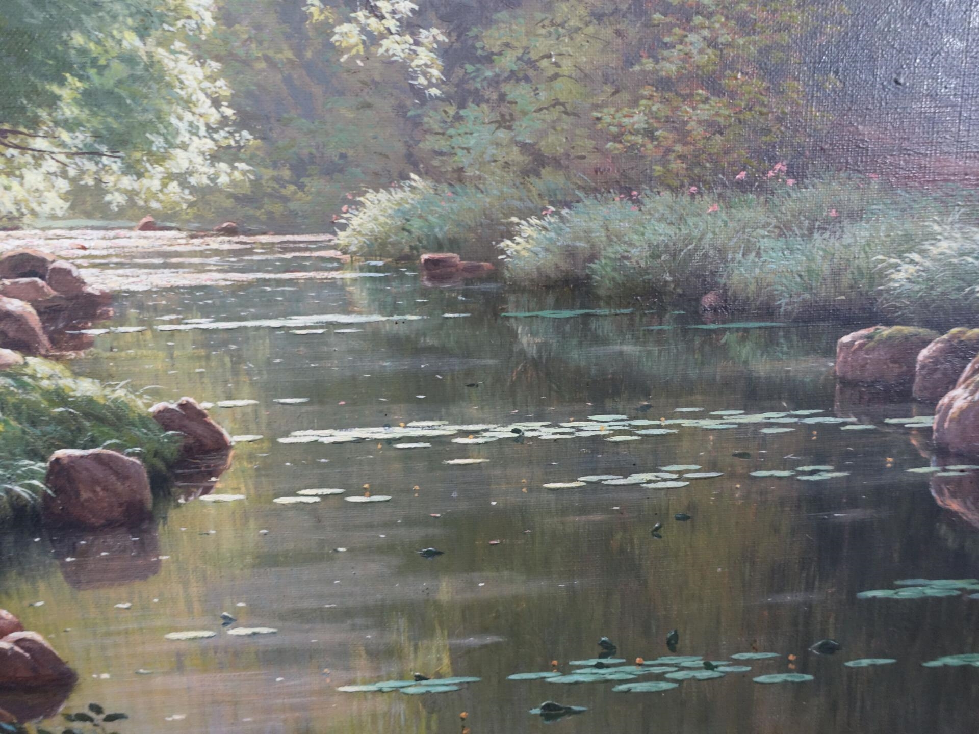 René Charles Edmond His | : Yonne, le Serein dans la forêt de Champlive ...