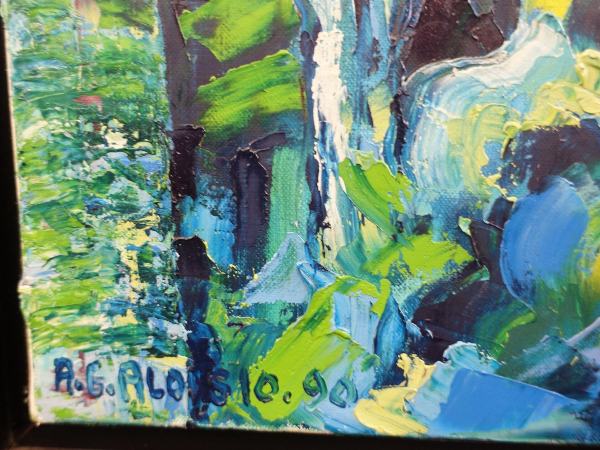 Aloisio Robert-gaétan | Robert-Gaétan (né en 1941) : Le mur bleu ...