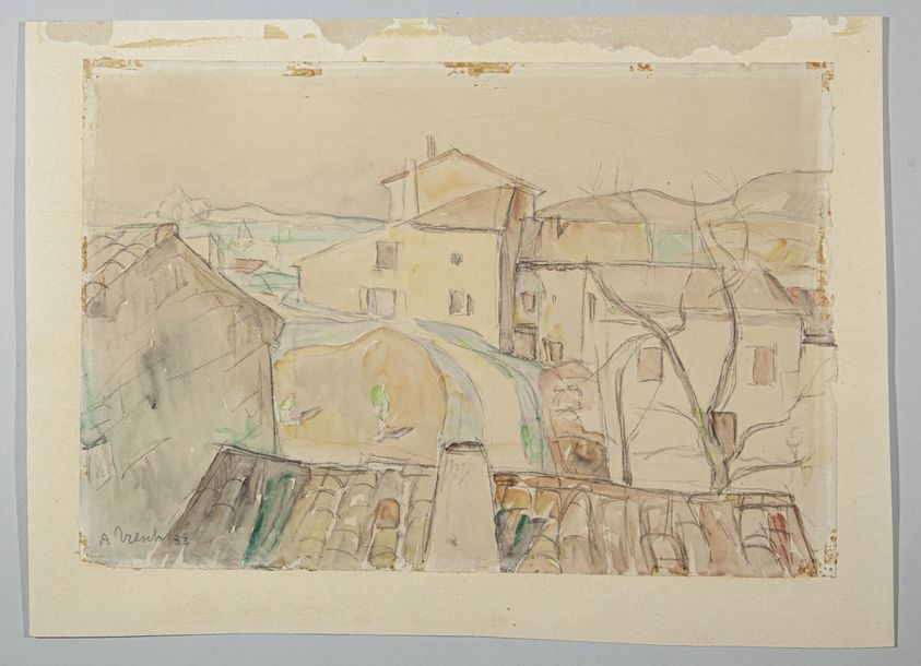 Georges Albert Tresch | View of a village (1933) | MutualArt