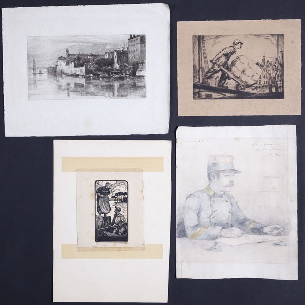 French School, 19th Century | Military writing (1888) | MutualArt