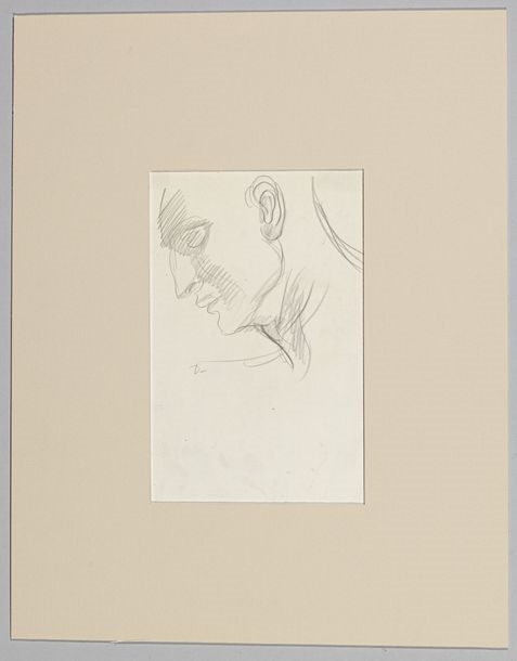 Albert Decaris | Head of a man in profile | MutualArt