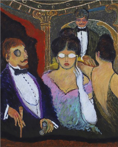 Ramon Dilley | Étude pour l’Artiste et sa femme à l’Opéra (1980 ...