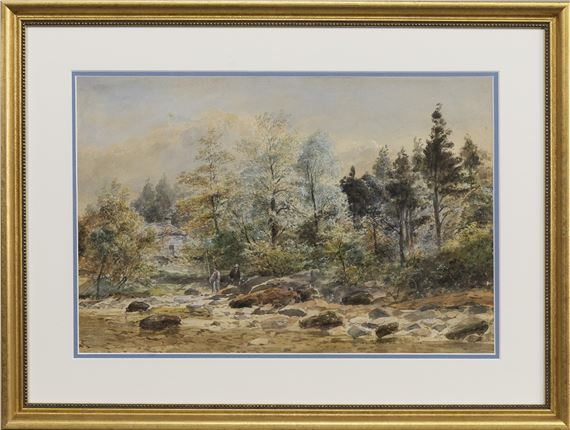 Waller Hugh Paton | FISHING AT PITLOCHTRY | MutualArt
