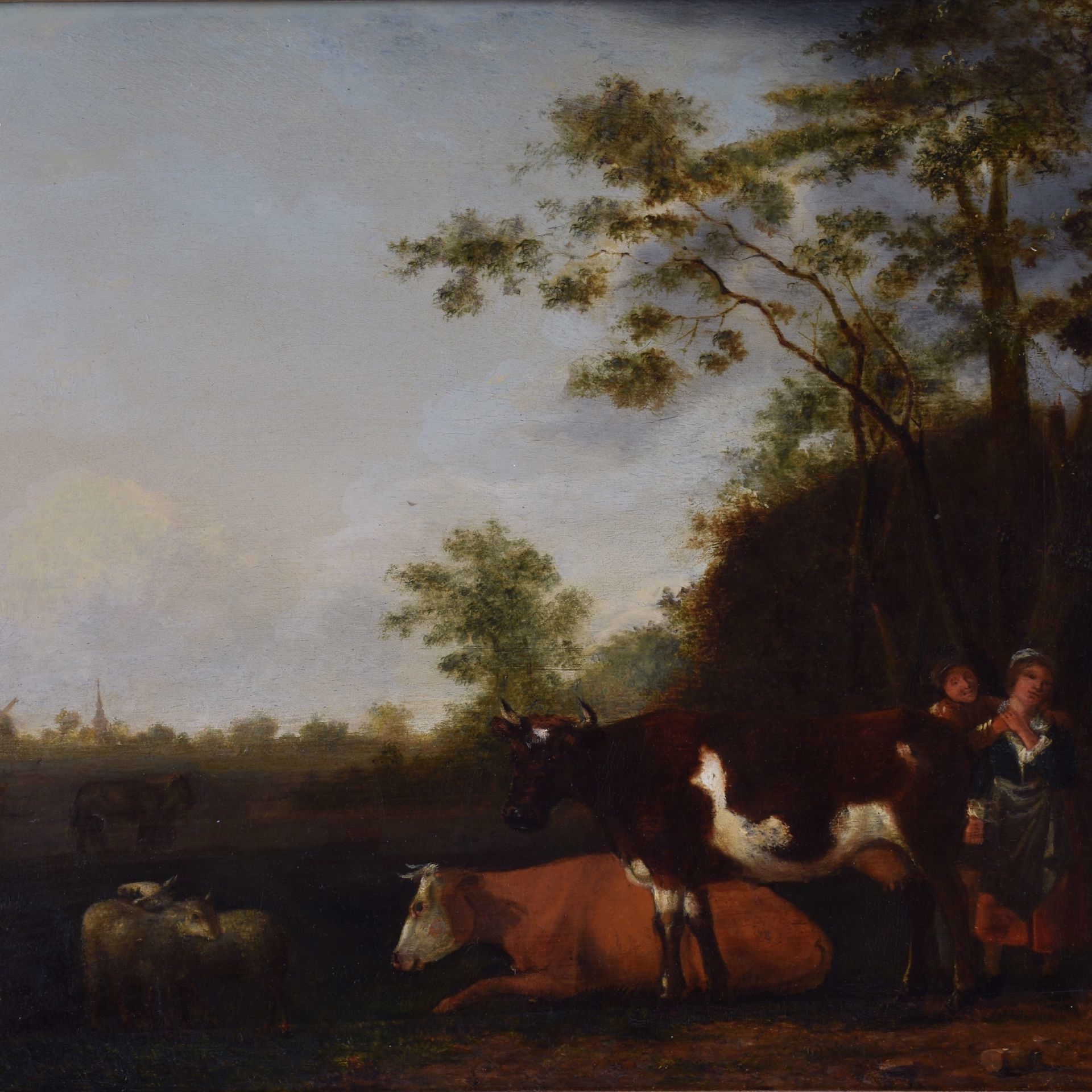 Govert Dircksz Camphuysen | Shepherdesses with cows in a landscape ...