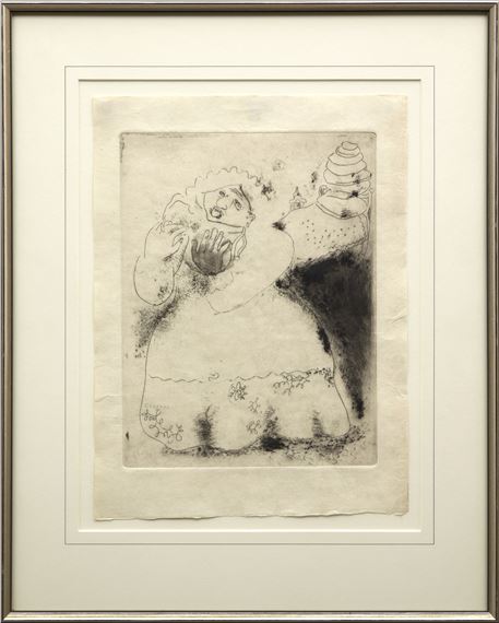 Marc Chagall | Madame Korobotchka (de la série « Gogol's Dead Souls » / from the series Gogol's ...