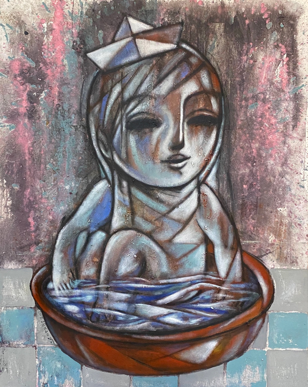 Mohannad Orabi | Self Portrait (2020) | MutualArt