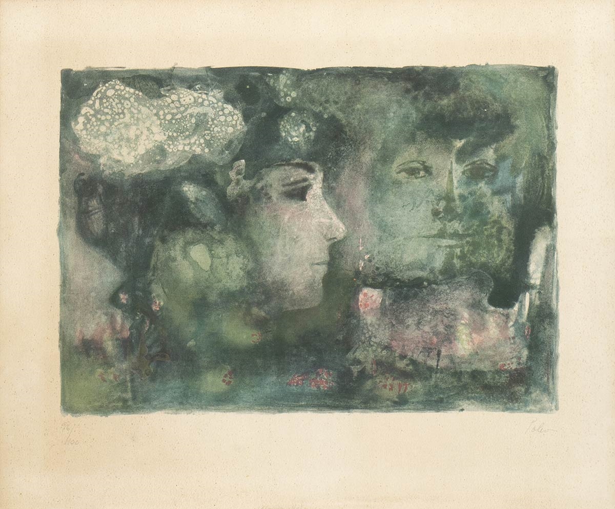 Héctor Poleo | Visage verte | MutualArt