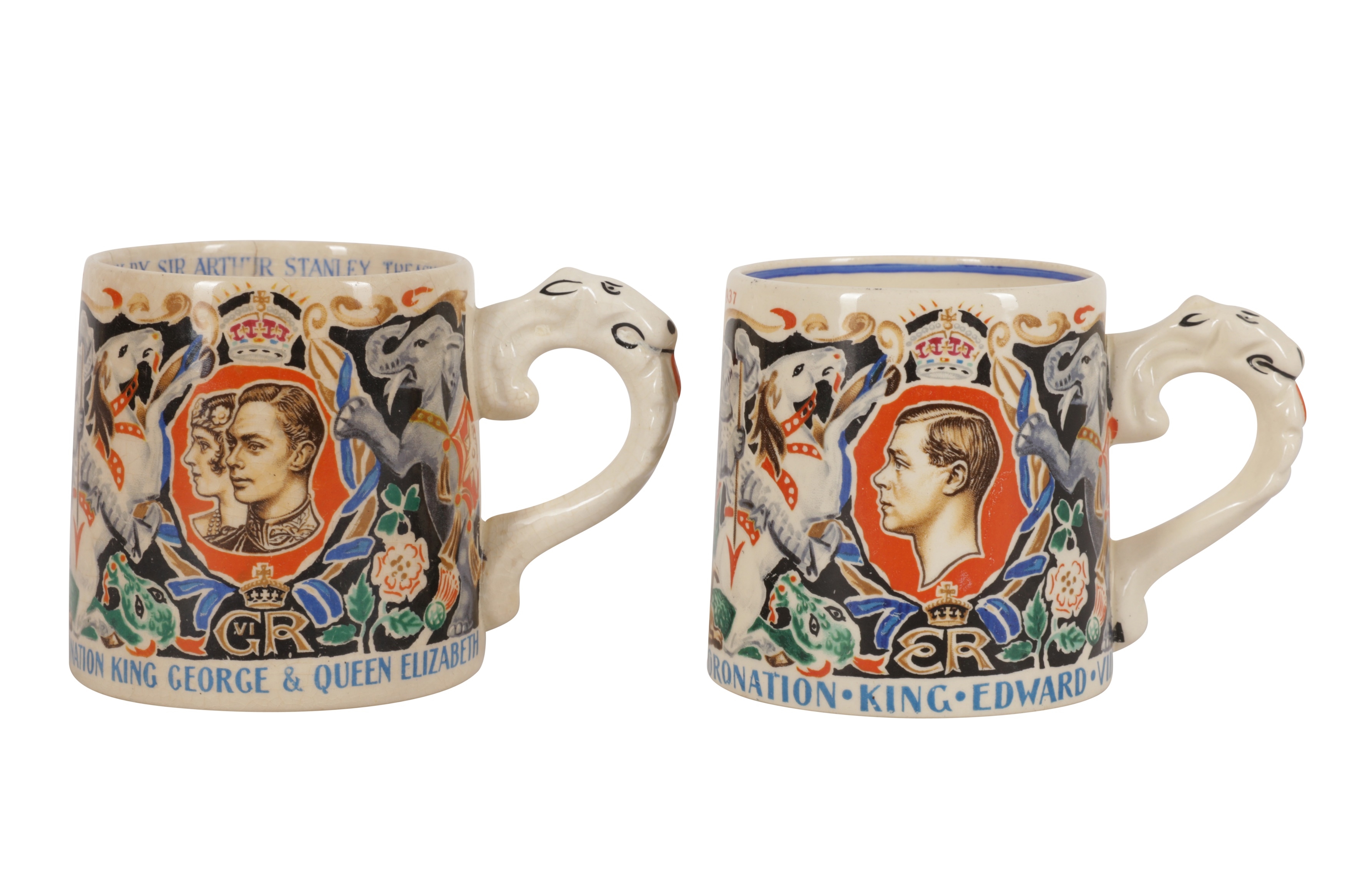 Dame Laura Knight | Two coronation mugs including 'King Edward VIII ...