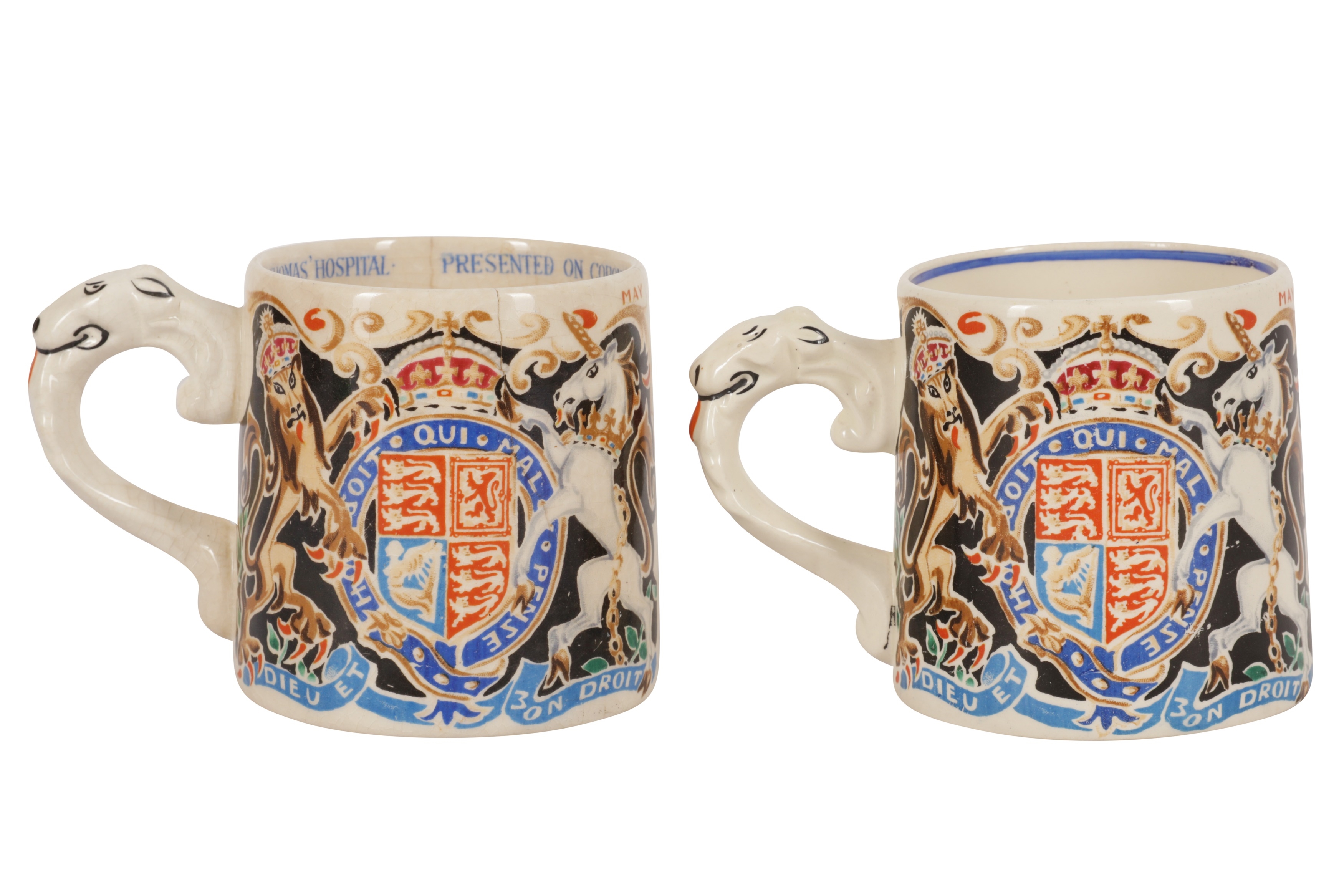 Dame Laura Knight | Two coronation mugs including 'King Edward VIII ...
