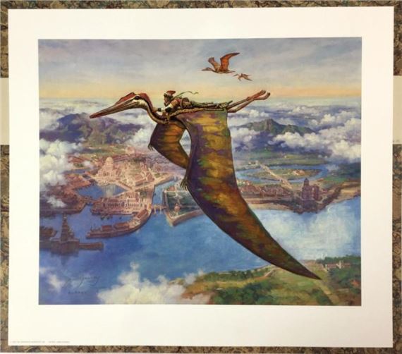 James Gurney | Skybax Rider | MutualArt