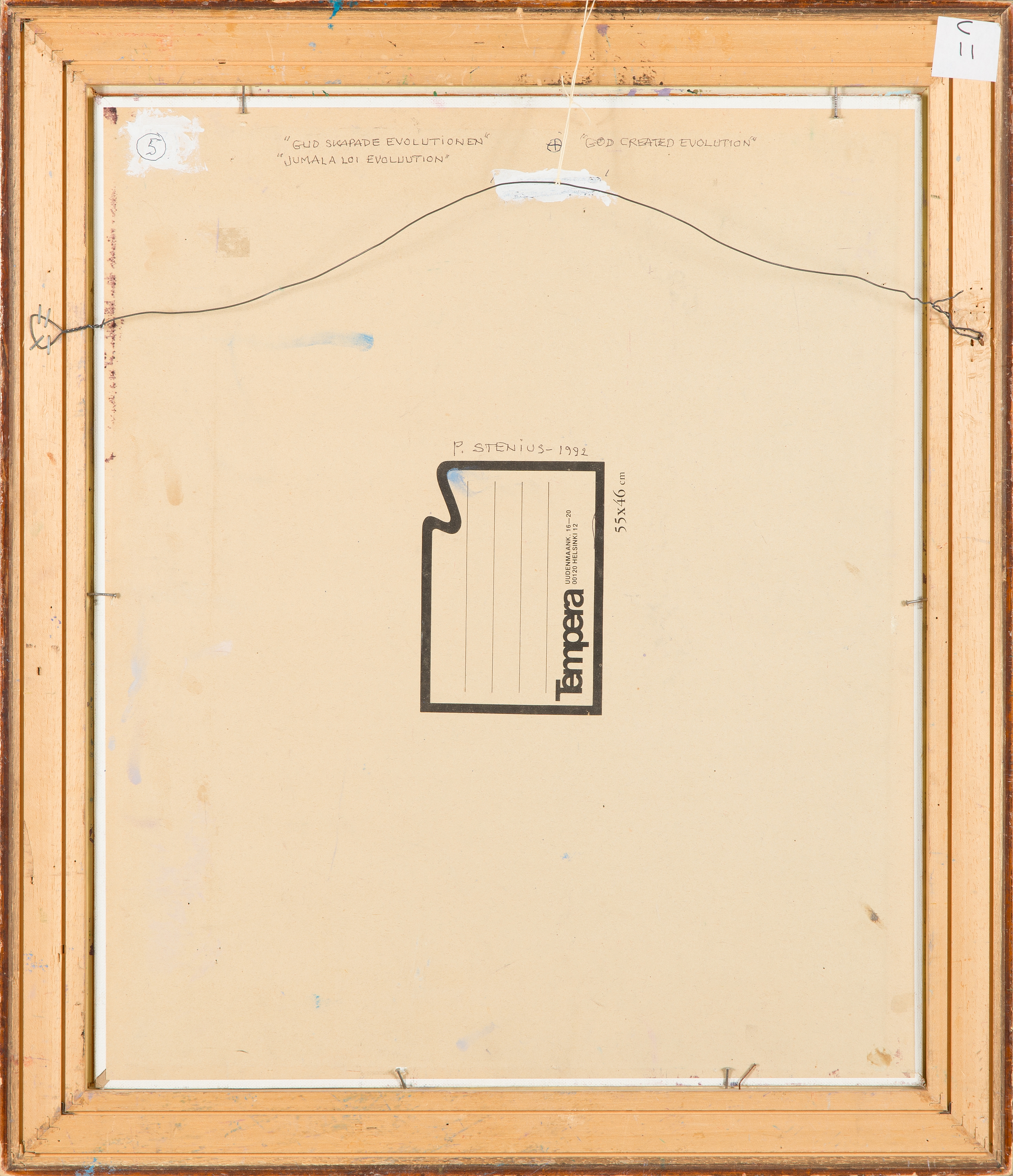 Per Stenius | God created evolution (1992) | MutualArt