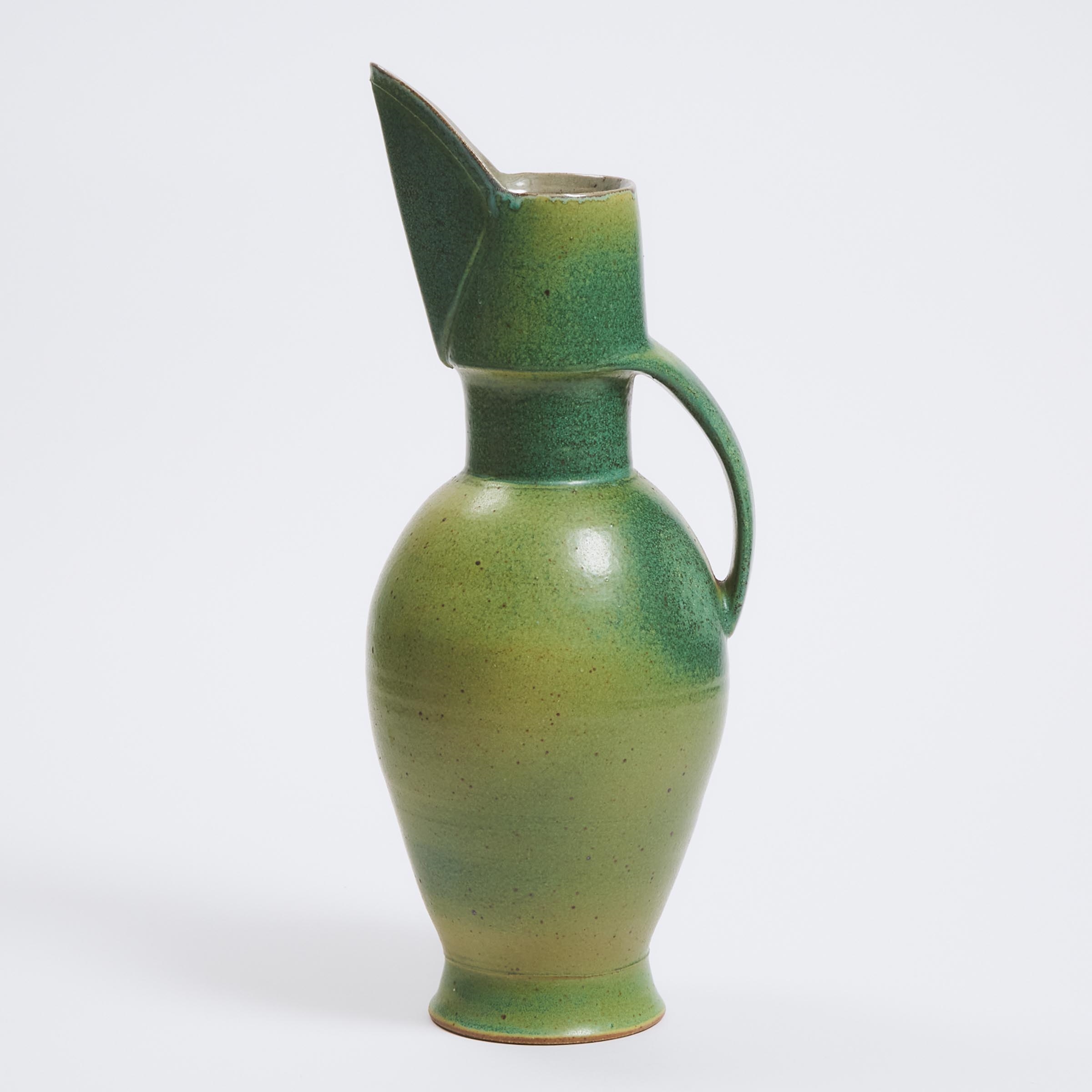 Bruce Cochrane | Large Green Glazed Stoneware Ewer, early 21st century ...