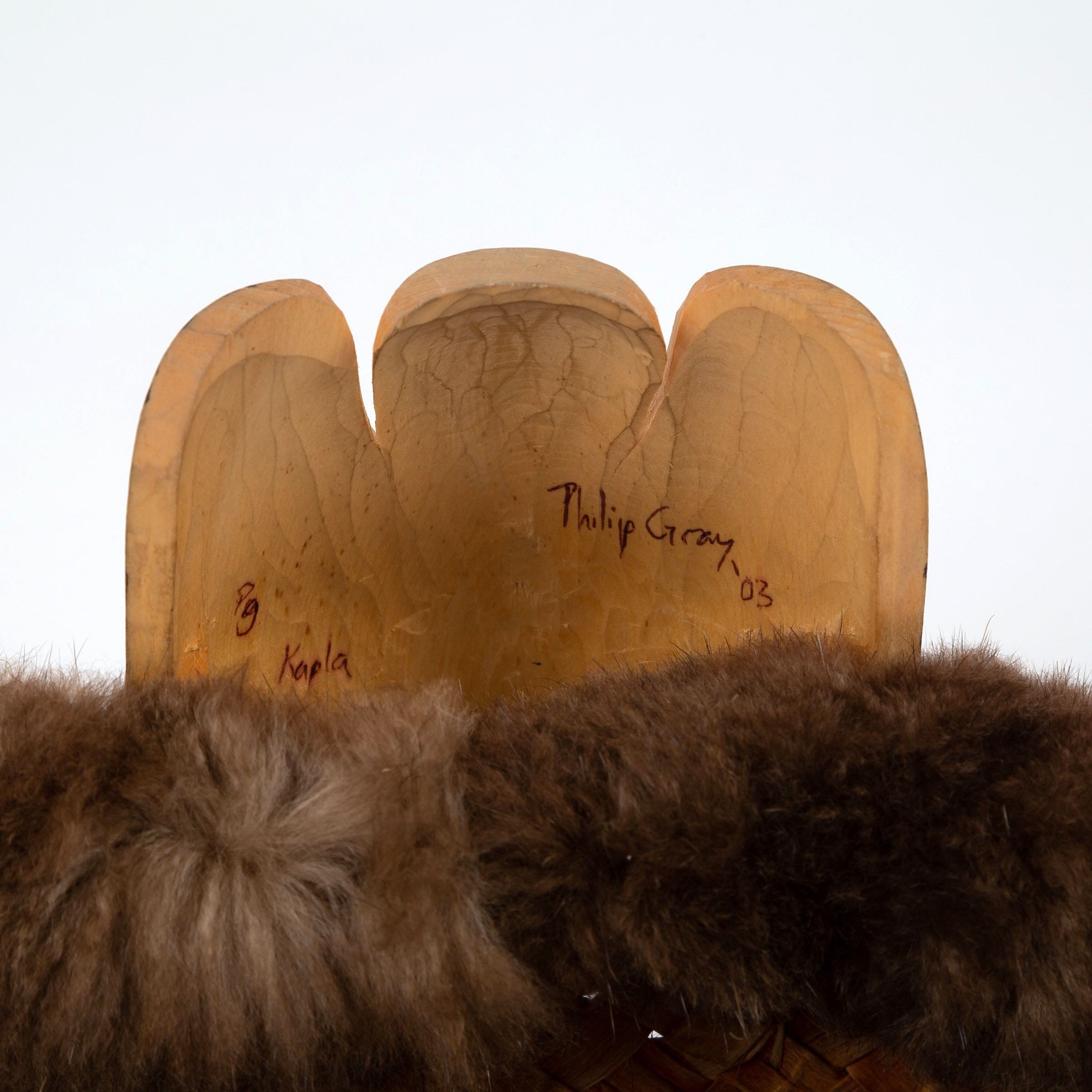 Phil Gray | FRONTLET WITH CEDAR AND FUR HEADBAND | MutualArt