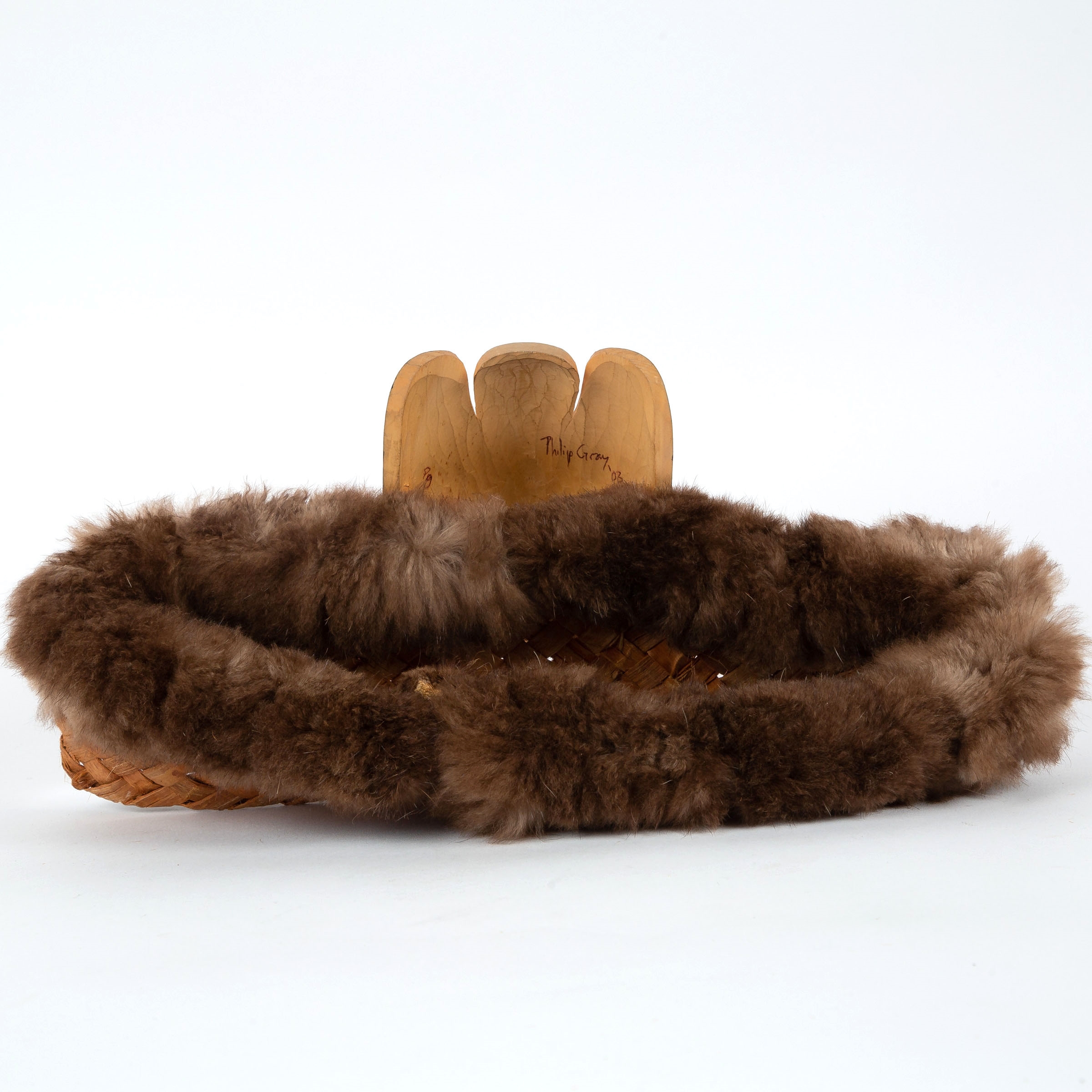 Phil Gray | FRONTLET WITH CEDAR AND FUR HEADBAND | MutualArt