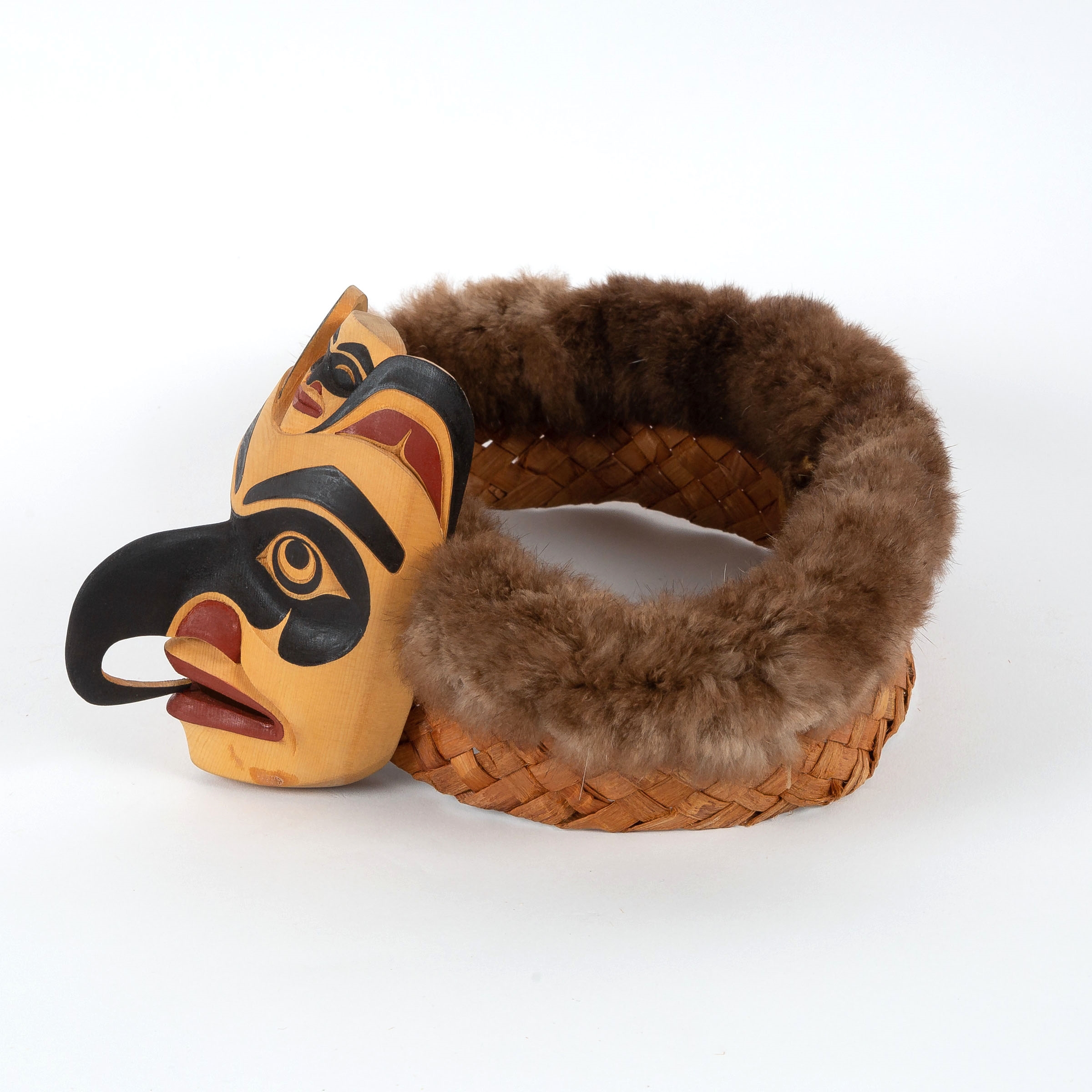 Phil Gray | FRONTLET WITH CEDAR AND FUR HEADBAND | MutualArt