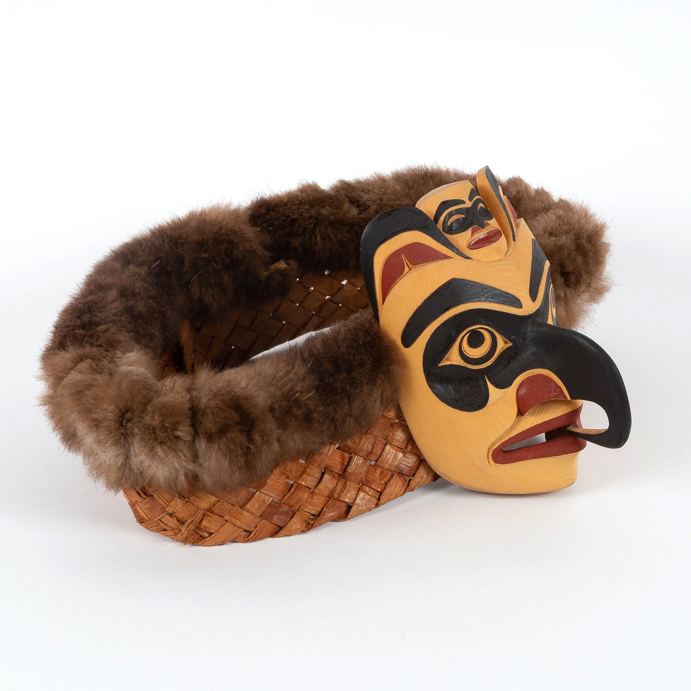 Phil Gray | FRONTLET WITH CEDAR AND FUR HEADBAND | MutualArt