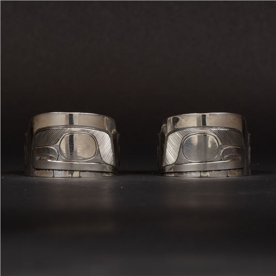 Phil Janze | NAPKIN RINGS WITH EAGLE DESIGN | MutualArt