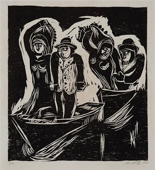 Manuel Messias Dos Santos | QUATRO FIGURAS (1967) | MutualArt