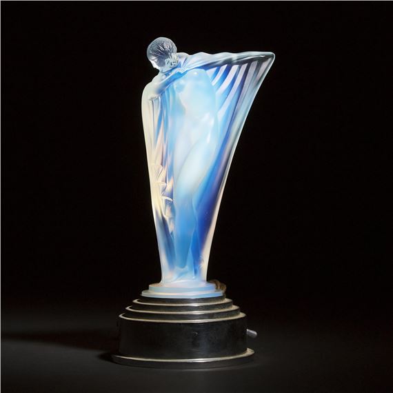 Lucille Sevin | 'Isadora' Etling Moulded Opalescent Glass Mascot (Circa ...
